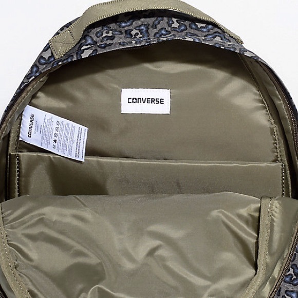 Converse | Bags | Converse Go Pack Olive Leopard Print Backpack | Poshmark